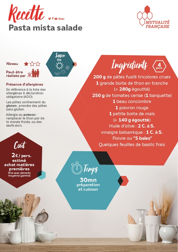 Recette : la pasta mista salade facile en 30 minutes